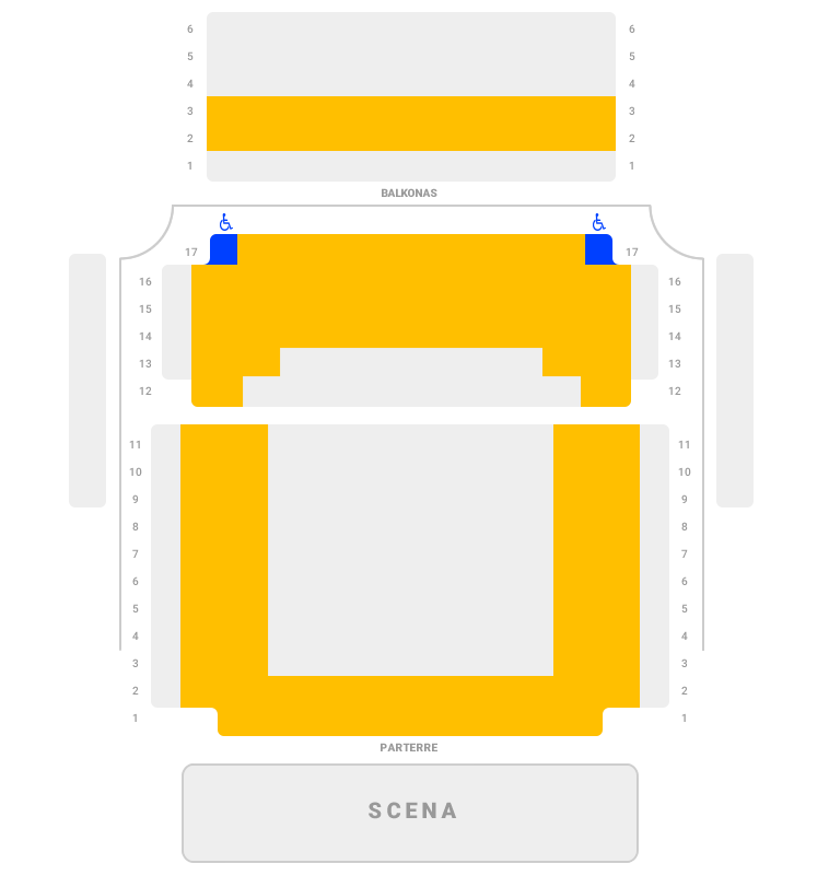 The White Shroud | Seat selection | Nacionalinis Kauno Dramos Teatras